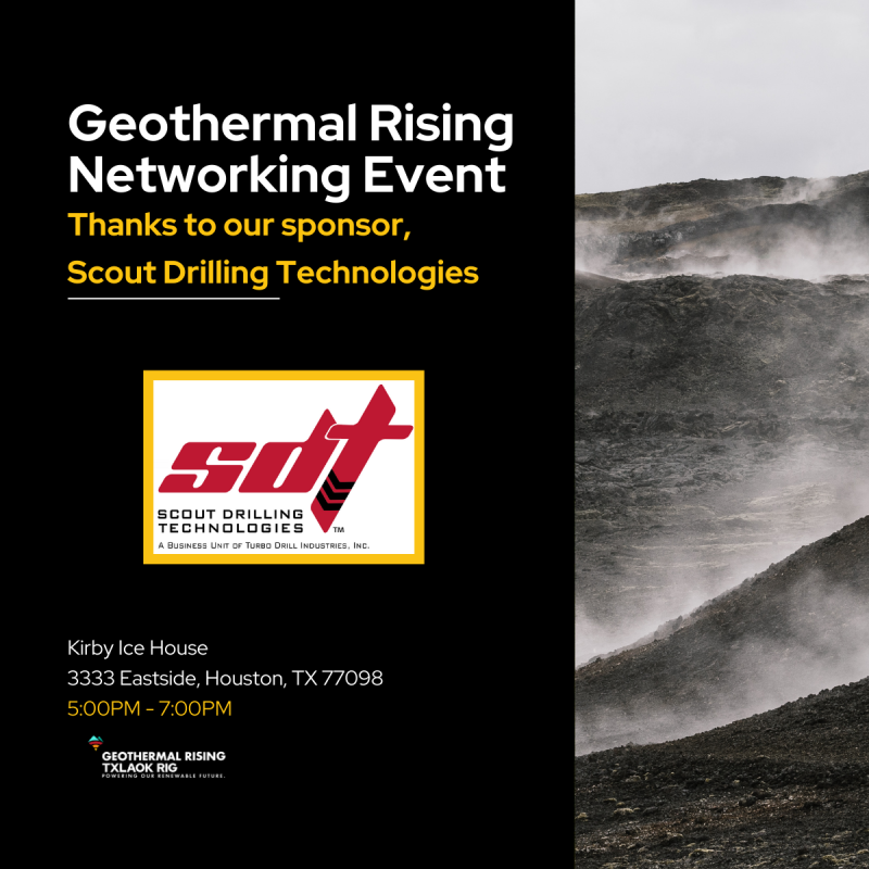 Geothermal Rising TXLAOK RIG networking event after OTC | Geothermal Rising :: Using the Earth ...